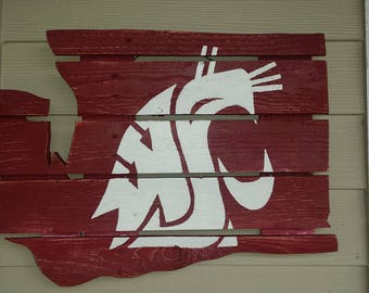 Wsu cougars | Etsy