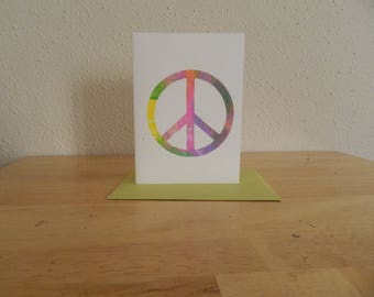 Peace card | Etsy