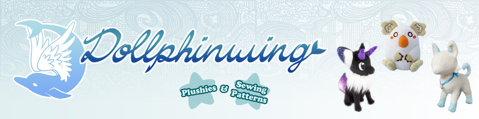 Plushies and Sewing Patterns for all your crafty by dollphinwing