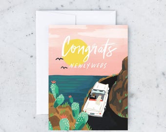 Honeymoon card | Etsy