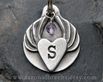 Initial dog tags | Etsy