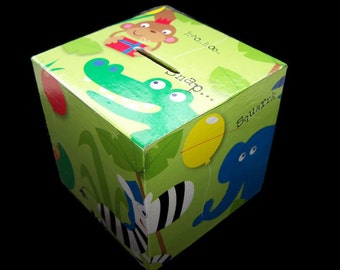 Jungle piggy bank | Etsy