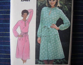 Vintage 1950 Butterick 5322 FF Sewing Pattern Misses'