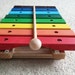 Xylophone made out of walnut and maple