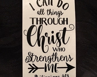 Bible verse decal | Etsy