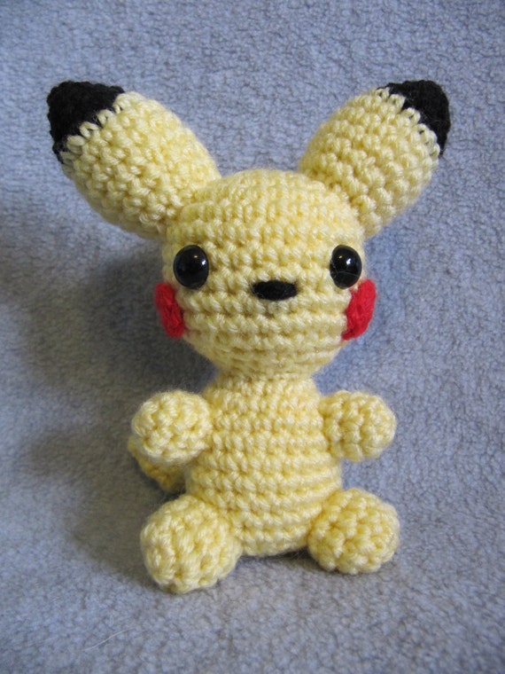 Chibi Pikachu Pokemon Pattern