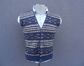 Fair isle vest | Etsy
