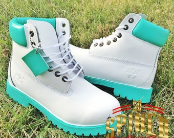 Custom timberlands | Etsy