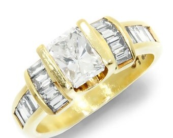 Tension setting ring | Etsy