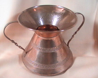 Copper spittoon | Etsy