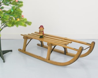 Wooden sleigh | Etsy