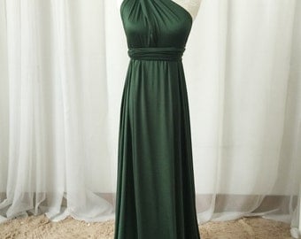 Green infinity dress | Etsy