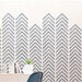 ON SALE Chevron Wall Stencil Allover Geometric by StencilsLabNY