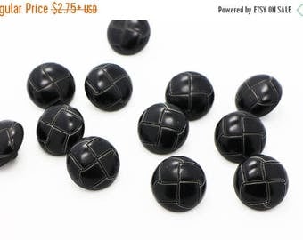 Big black buttons | Etsy