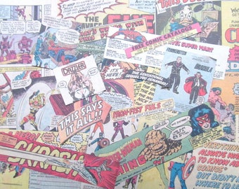 Comic book decoupage | Etsy