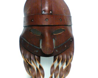 Leather face mask | Etsy