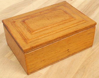 Wooden box with lid | Etsy