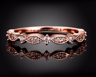 Dainty diamond ring | Etsy