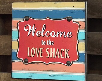 Love shack sign | Etsy