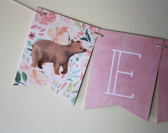 Woodland banner | Etsy