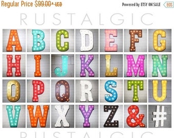 Galvanized letters | Etsy