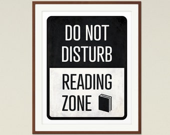 Reading quote sign | Etsy