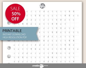 Portrait calendar | Etsy