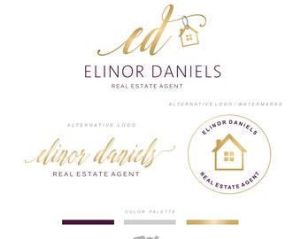Real Estate logo design Key logo Realtor logo by BVLogoDesign