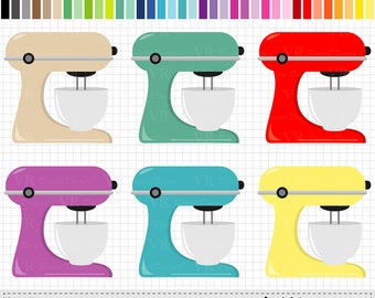Stand mixer clipart | Etsy