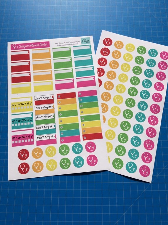Items similar to Caregiver Planner Stickers on Etsy