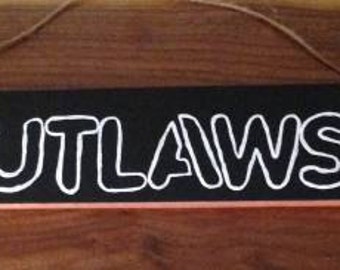 Outlaw sign | Etsy