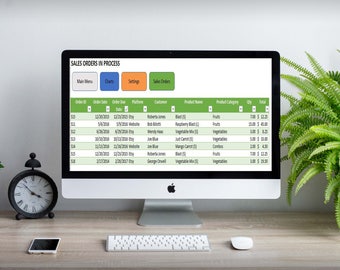 Printable Small Business Order Tracker Pages Clean and