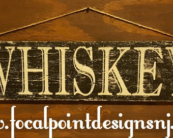 Whiskey sign | Etsy