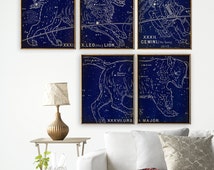 Unique star maps related items | Etsy