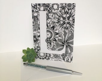 Zentangle cards | Etsy