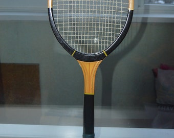 Wooden tennis racket | Etsy