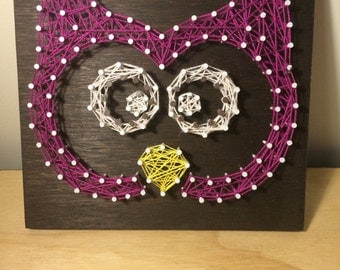 Owl string art | Etsy