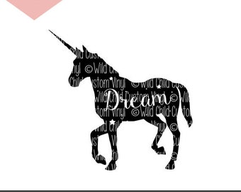 Einhorn silhouette | Etsy