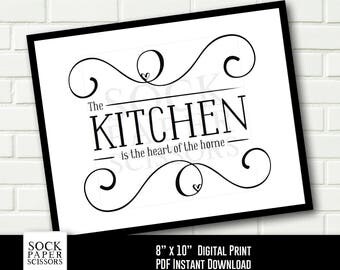 Kitchen Sign. Kitchen Wall Decor. Kitchen Decor. Kitchen Wall