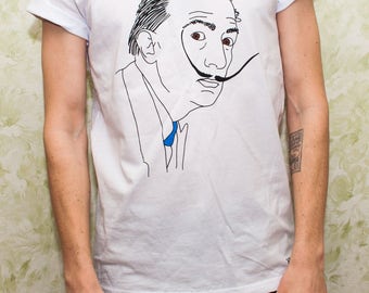 Salvador dali tshirt | Etsy