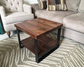 Walnut end tables | Etsy