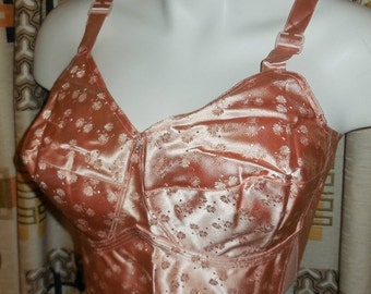 Satin bullet bra | Etsy