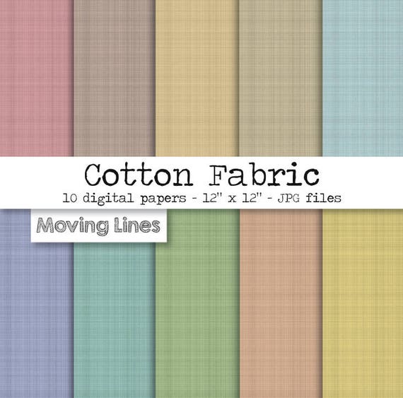 Digital Paper Pack Cotton Texture Natural Pastel Wallpaper