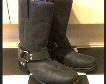 Motorcycle boots men | Etsy