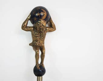 Antique clock figure | Etsy