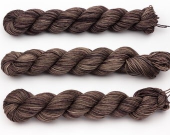 Dark brown yarn | Etsy