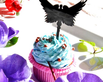 Angel cake topper | Etsy