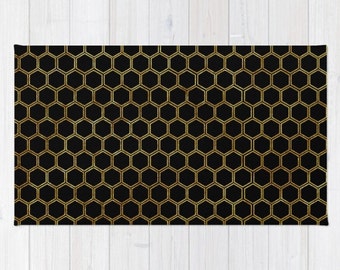 Hexagonal rug | Etsy