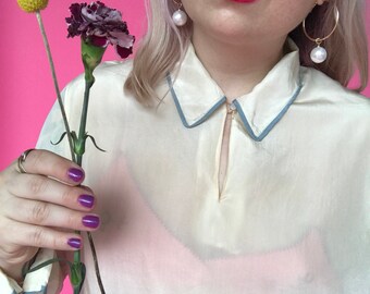 Crochet Sailor Middy Top PATTERN 4th of July Navy Patriotic