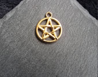 Gold pentagram | Etsy